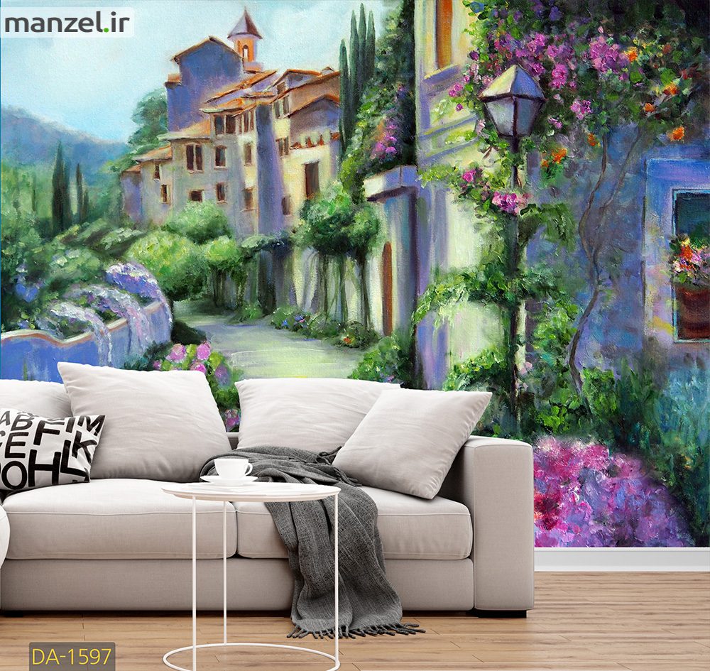 پوستر دیواری نقاشی روستا DA-1597 - خرید با بهترین قیمت - فروشگاه ...