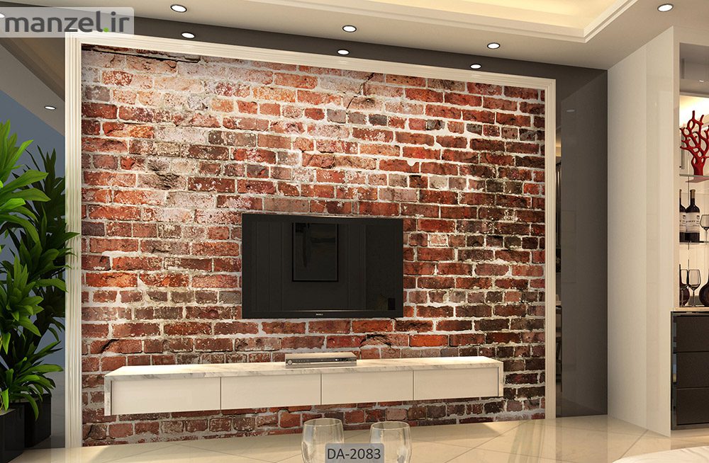 کاغذ دیواری طرح آجر DA-2083 - خرید با بهترین قیمت - فروشگاه منزل