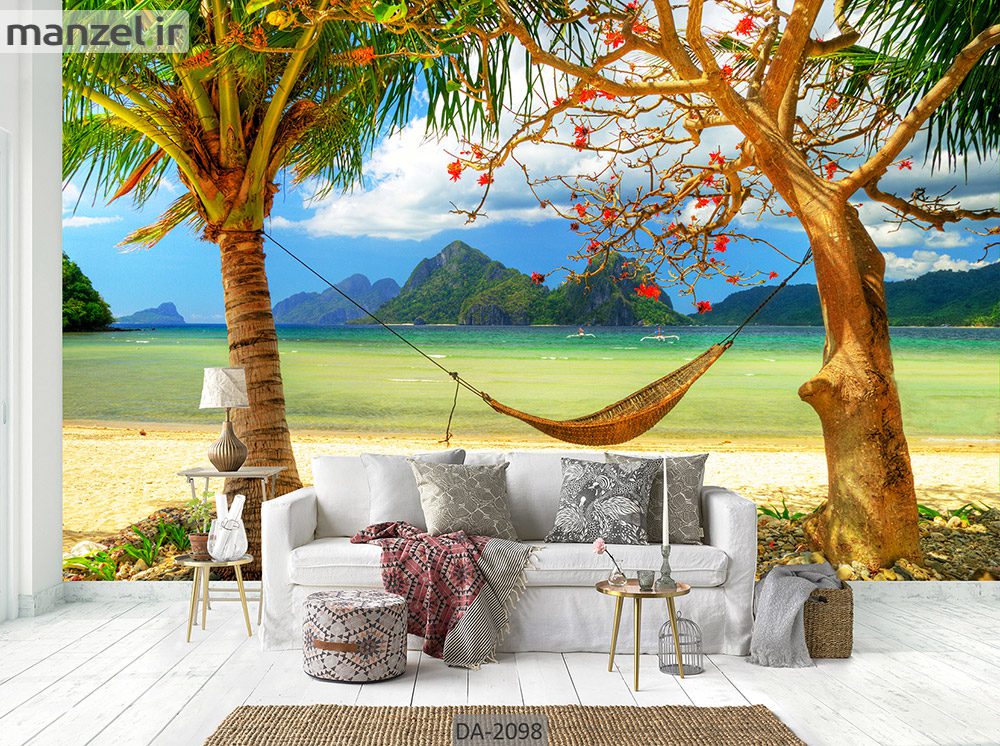 پوستر دیواری طرح ساحل DA-2098 - خرید با بهترین قیمت - فروشگاه منزل