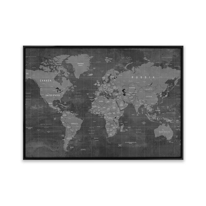 تابلو نقشه جهان T11023800 - خرید با بهترین قیمت - فروشگاه منزل